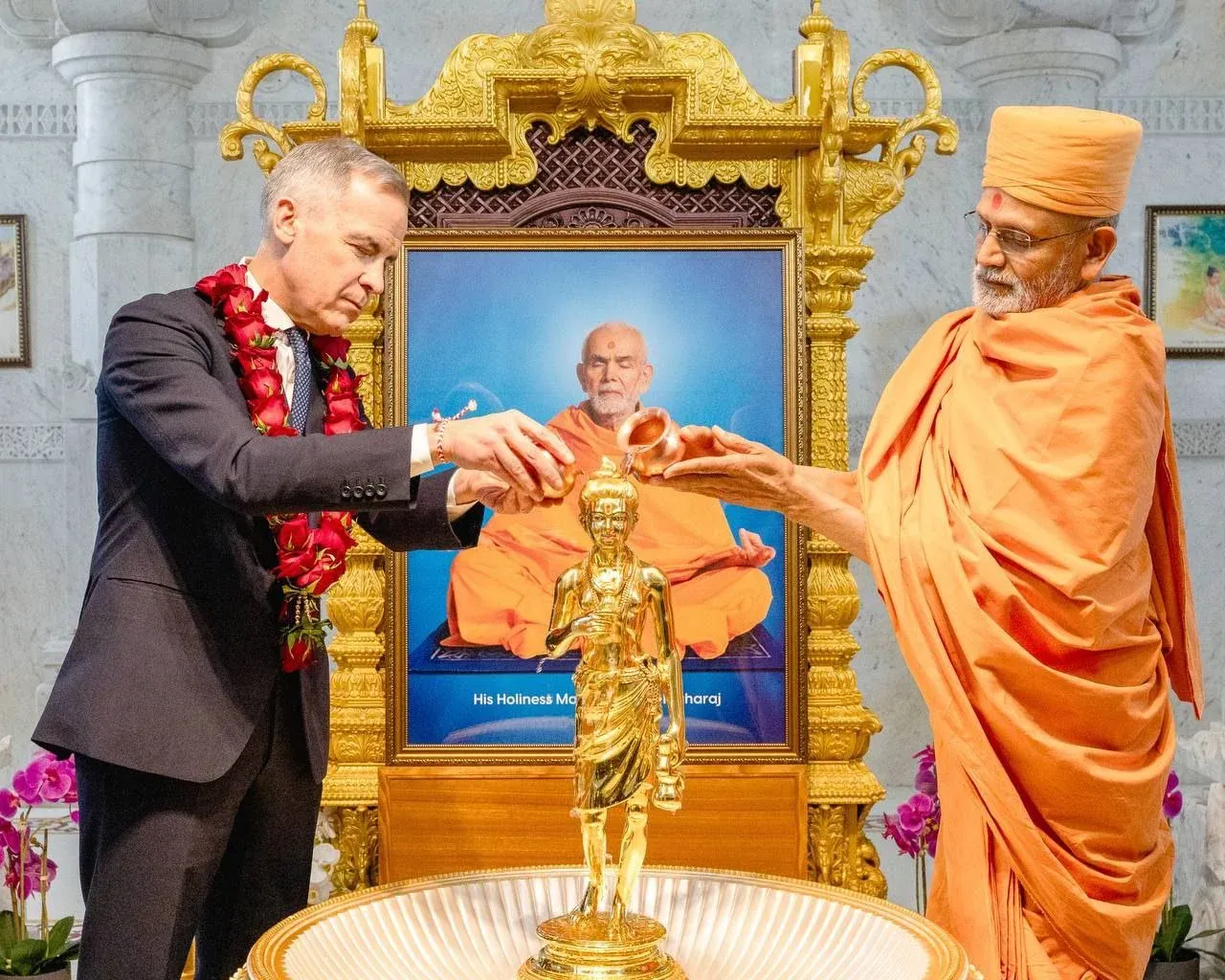 Canadian PM Mark Carney celebrates Ram Navami at BAPS Toronto Temple ...