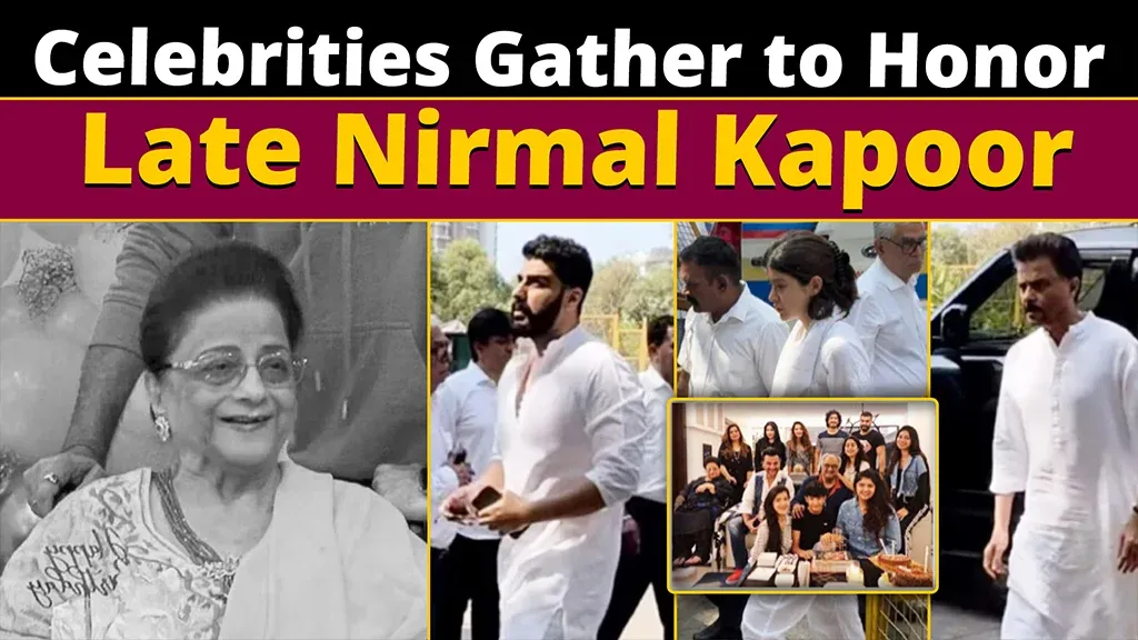 Kapoor family pays tribute to matriarch Nirmal Kapoor - english ...