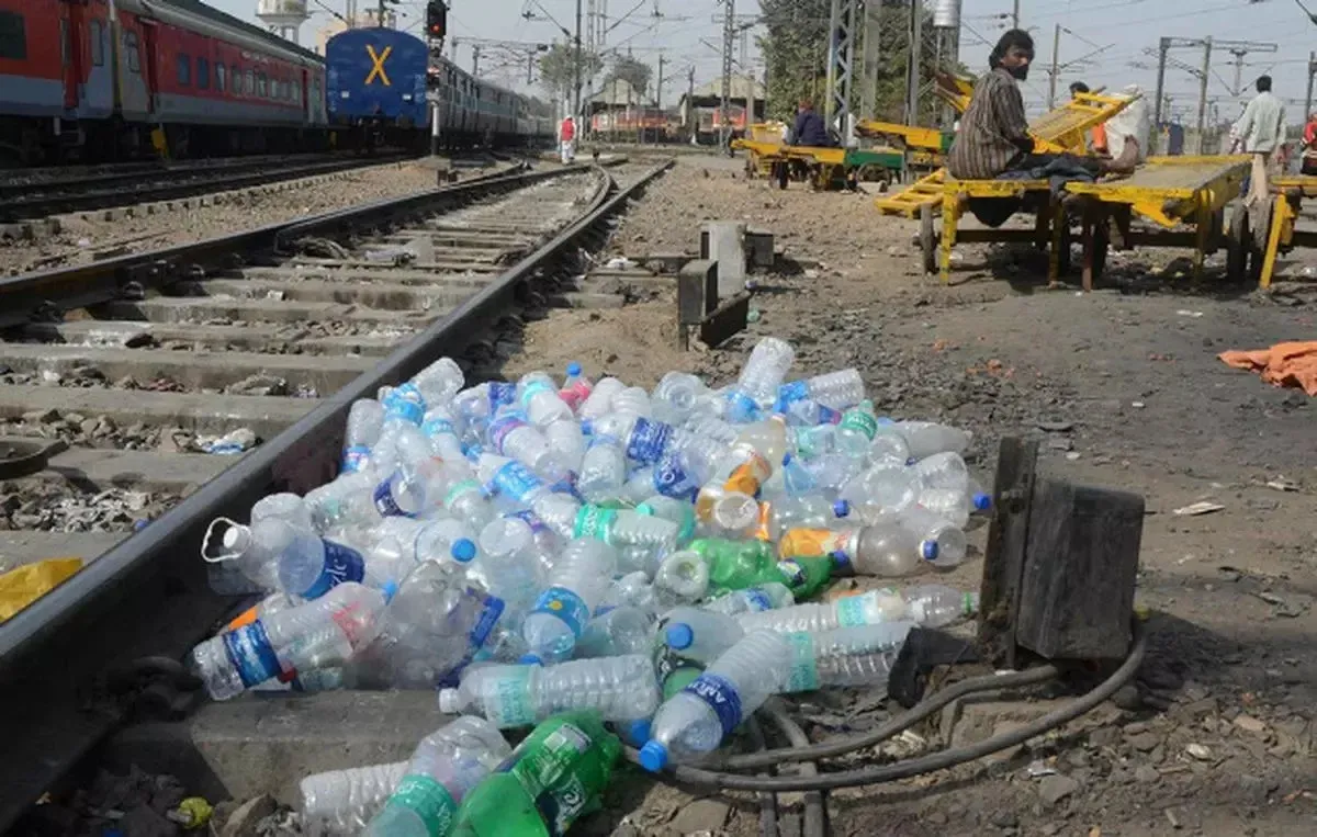 Watch: Viral Video highlights dangers of Throwing Bottles on Railway ...