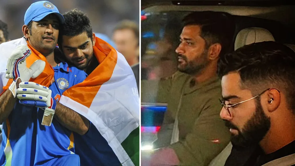 Mahirat Reunion : MS Dhoni Drives Virat Kohli Home After Heartwarming ...