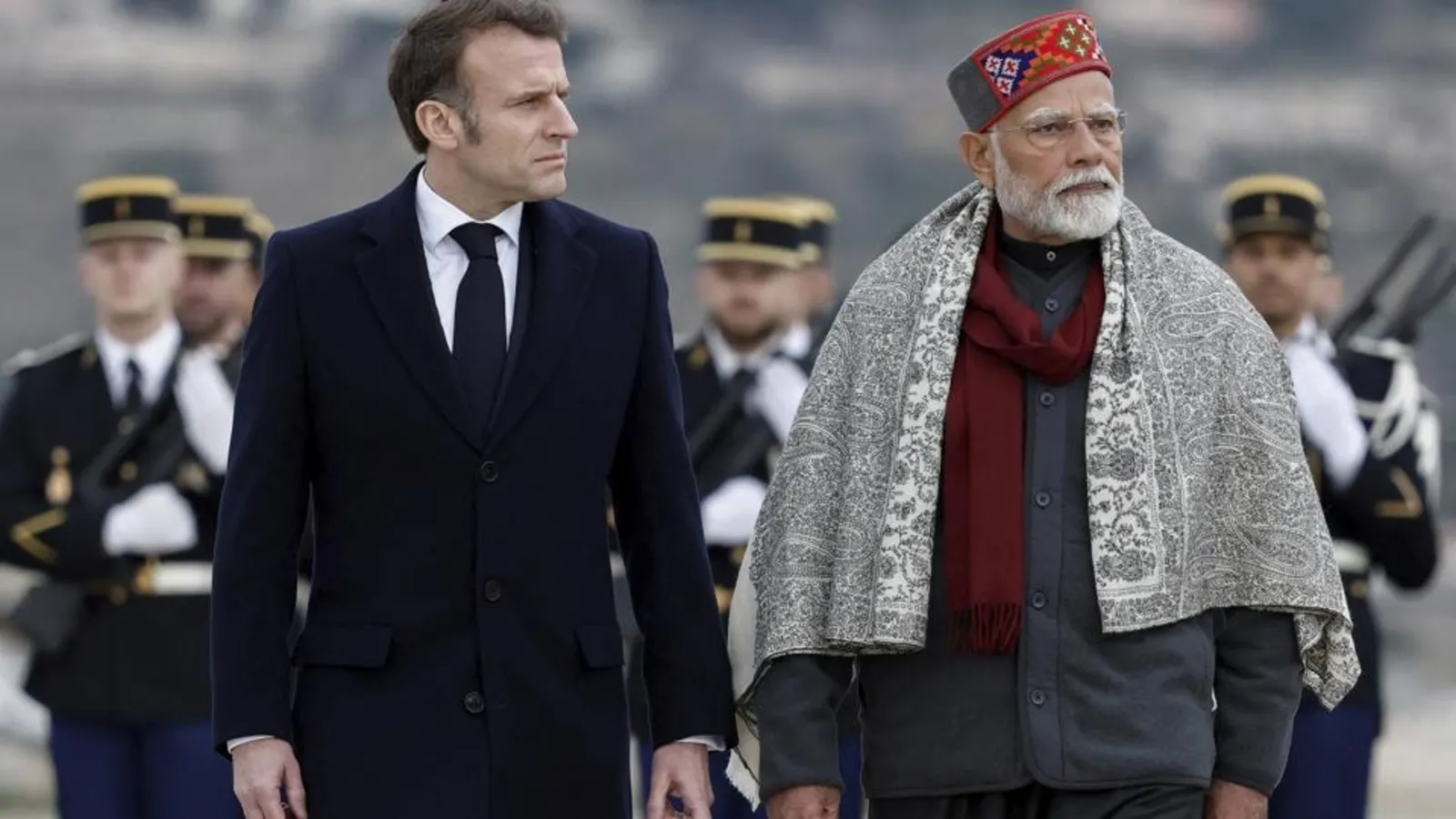 Macron India Visit: French President Emmanuel Macron arrives in Mumbai ...