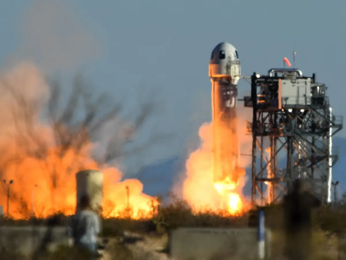 Blue Origin Rocket Explosion: Jeff Bezos’s Blue Origin Rocket Explosion ...