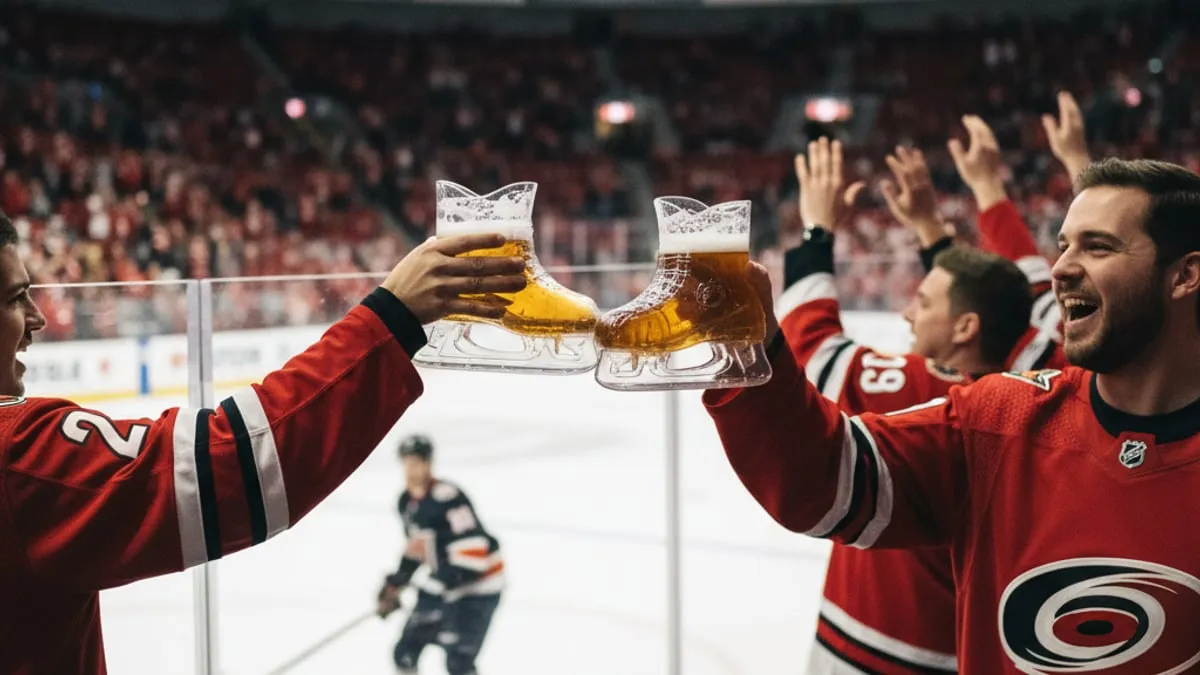 Hurricanes' Novelty Beer Skate: A New Fan Experience