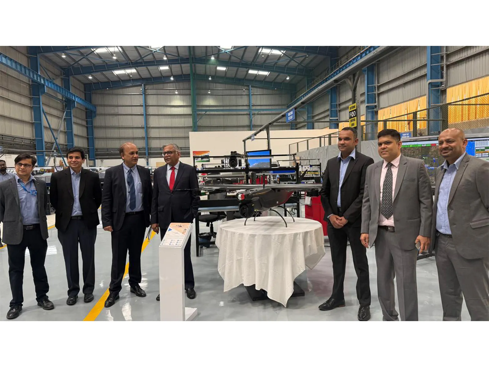 Tata Sons Chairman visits upcoming India's first private defence MRO ...